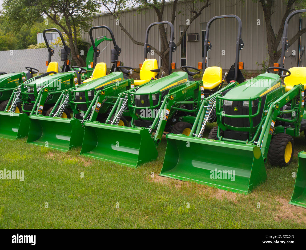 John Deere riding lawn mowers Stock Photo - Alamy