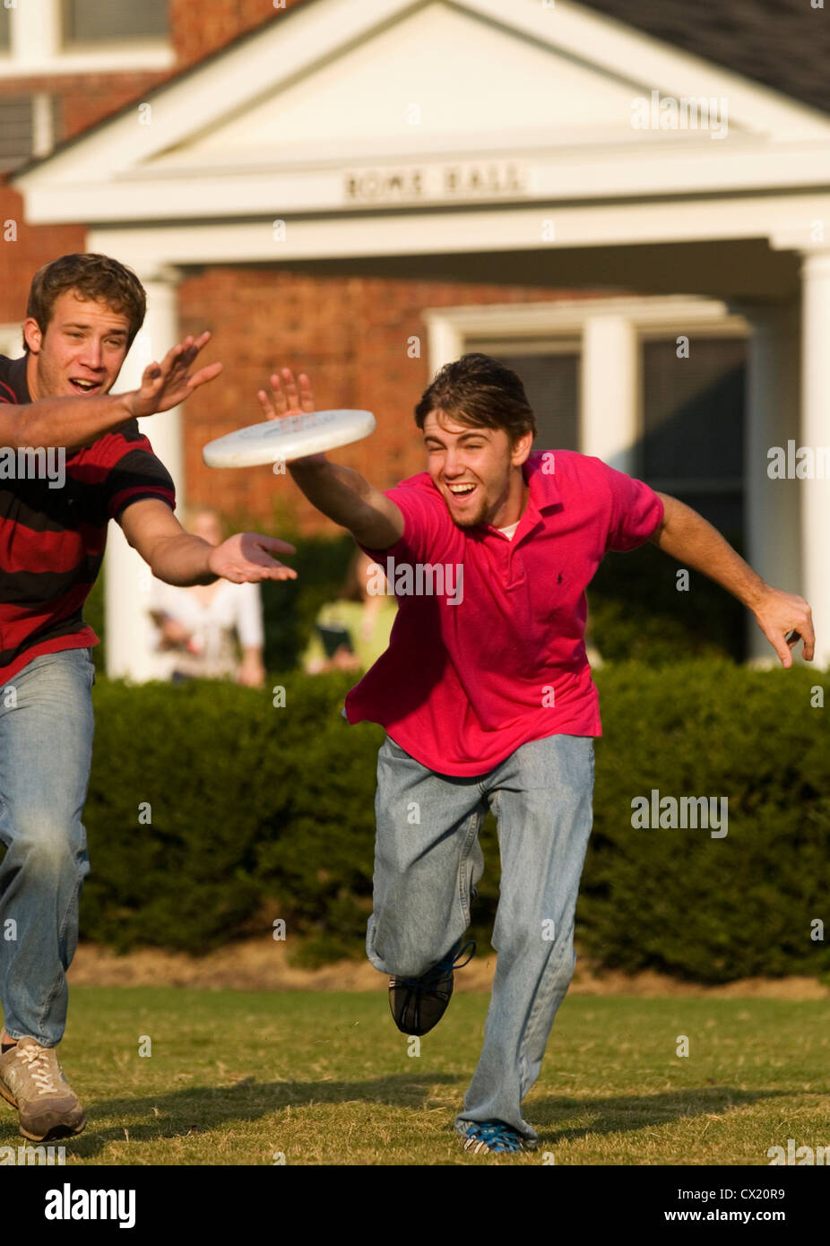College students at study and play Stock Photo - Alamy