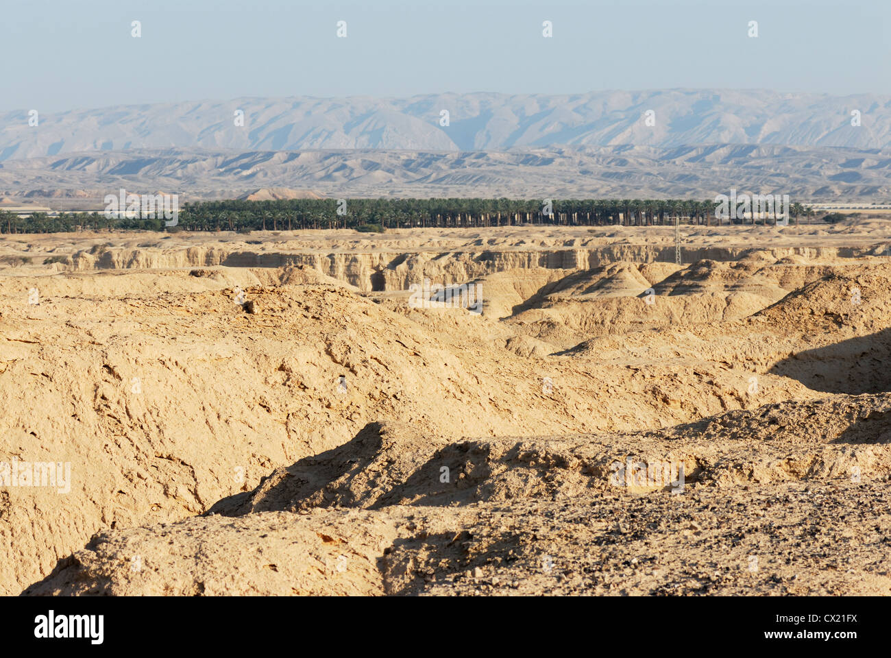 Arava desert (southern Israel) in the first rays of the sun Stock Photo ...