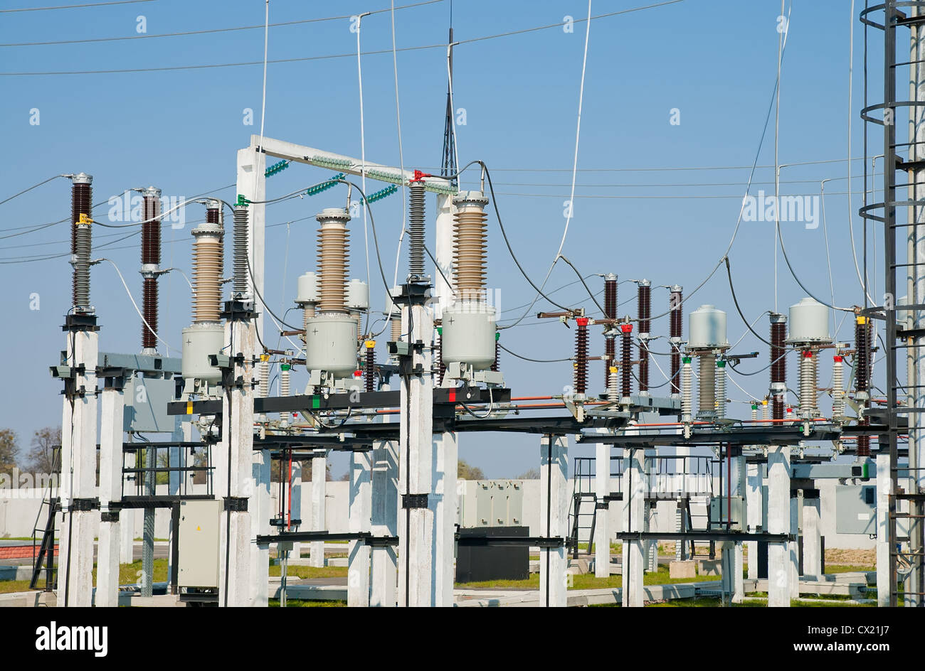 High voltage substation hi-res stock photography and images - Alamy