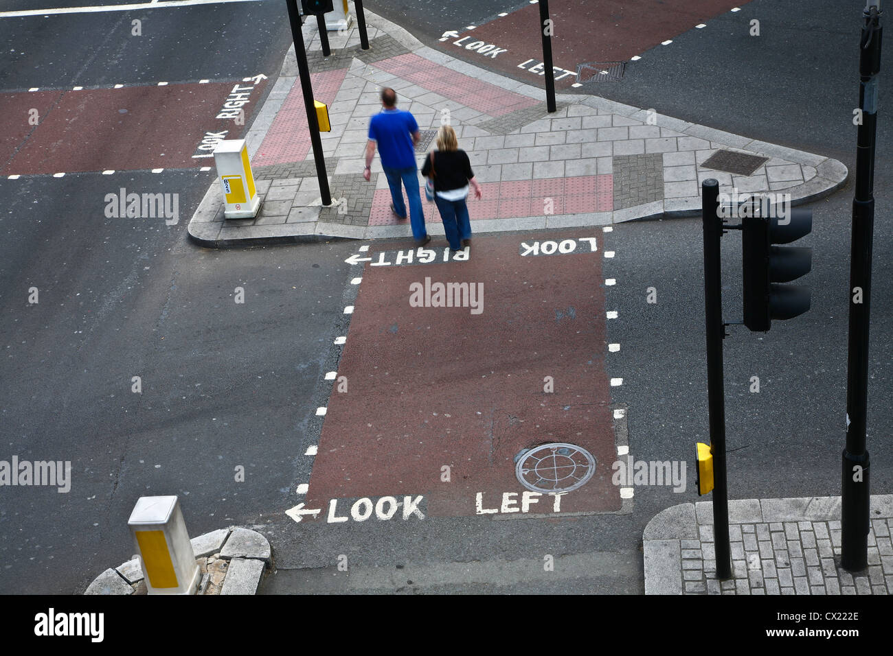 Pedestrian in a street Stock Photo - Alamy