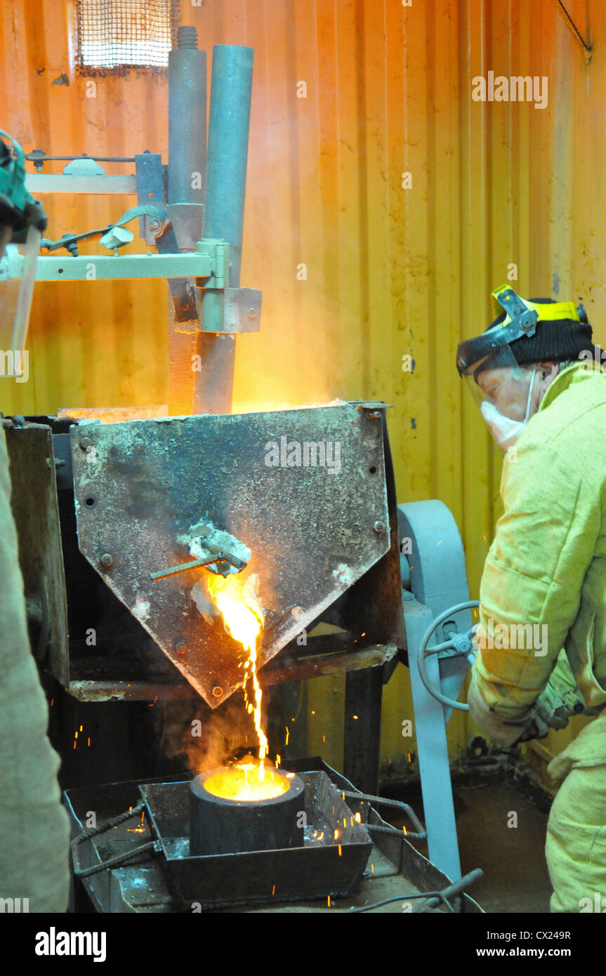 Gold Smelting High Resolution Stock Photography and Images - Alamy