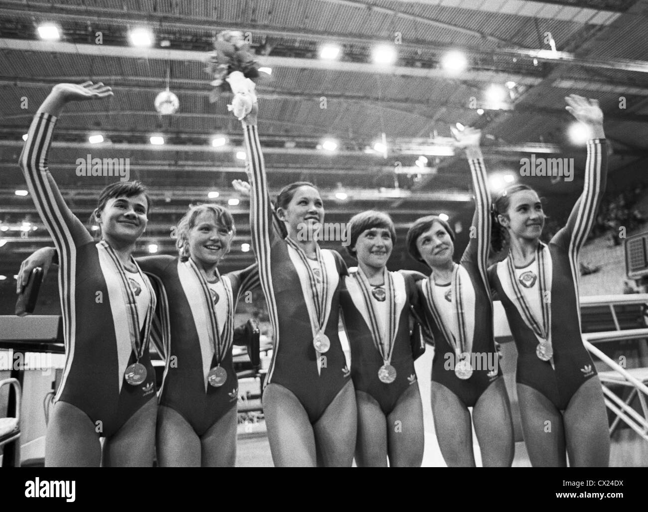 Olympic Women Gymnastics Team High Resolution Stock Photography and ...