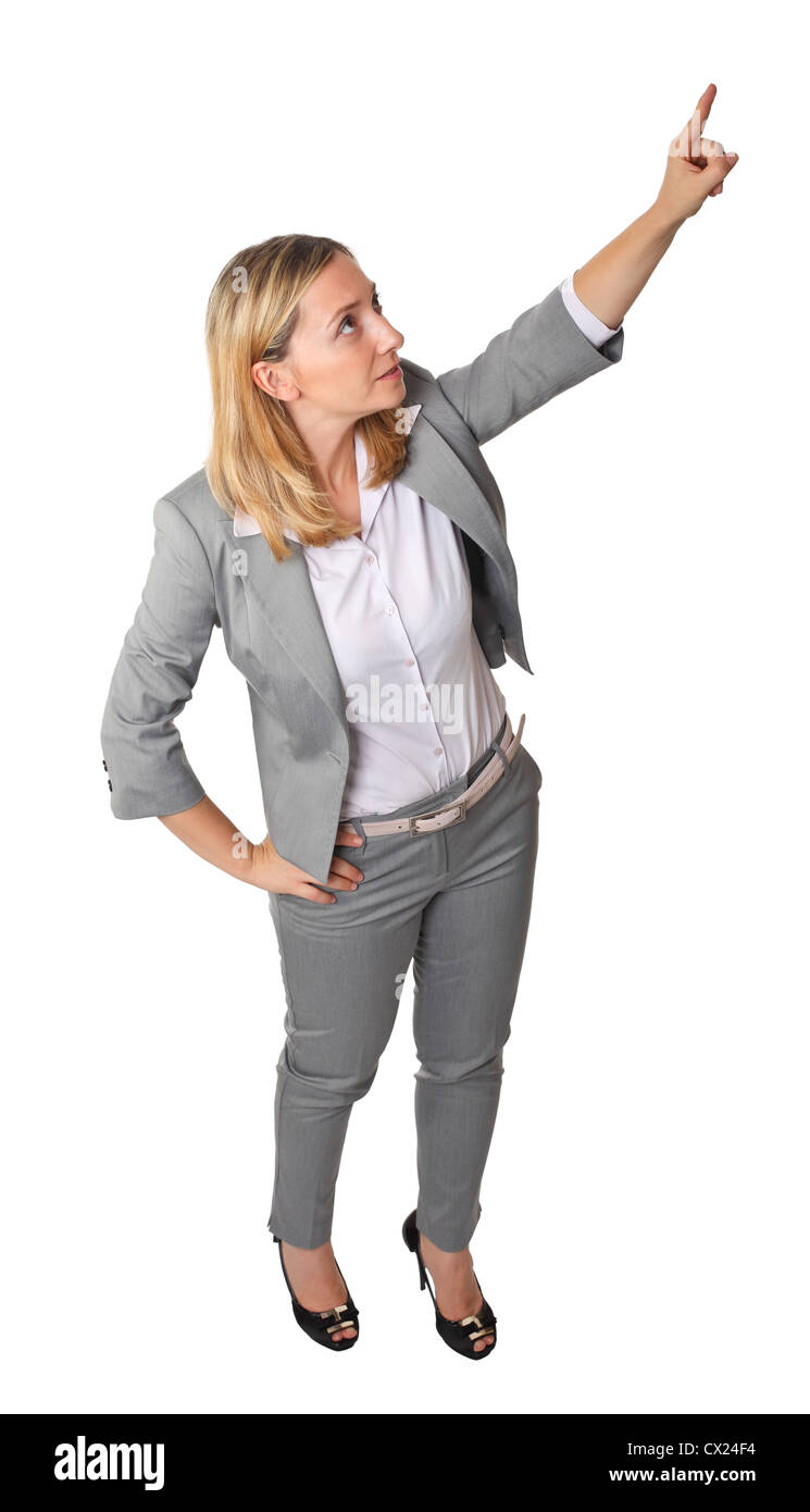 woman portrait isolated on white background Stock Photo - Alamy