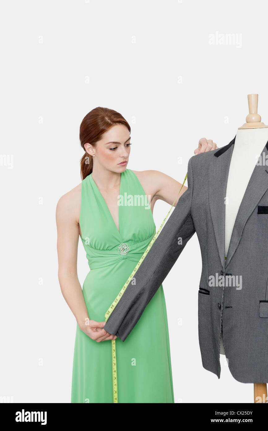 Suits measuring suit hi-res stock photography and images - Alamy
