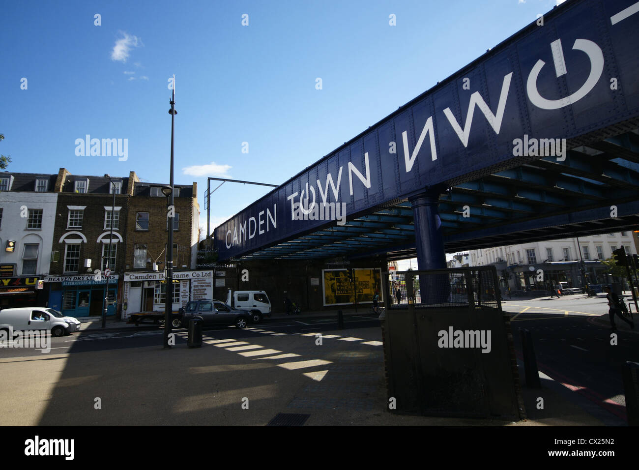 Camden Road railway bridge in North London Stock Photo - Alamy