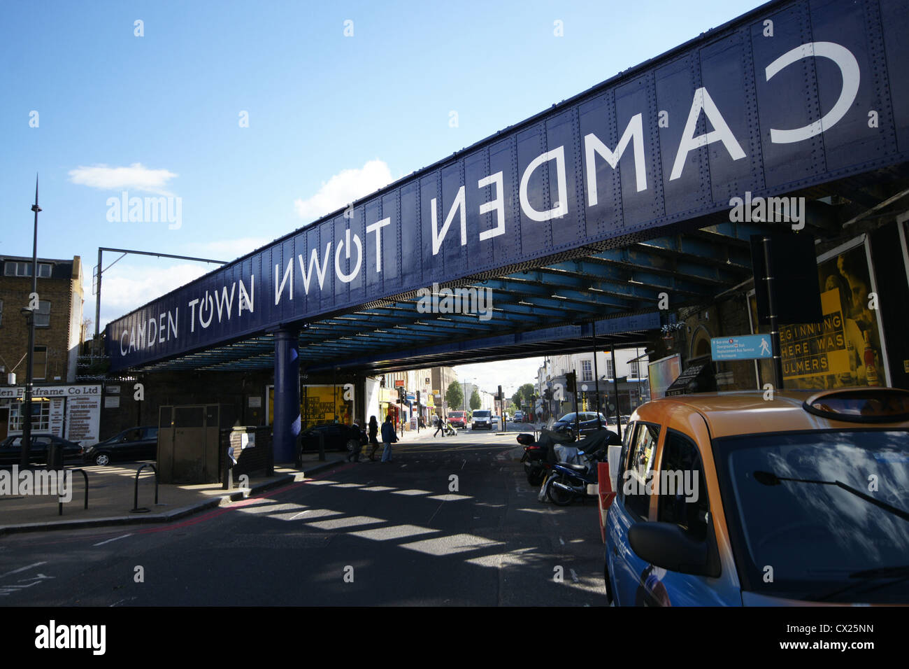 Railway bridge camden town hi-res stock photography and images - Alamy