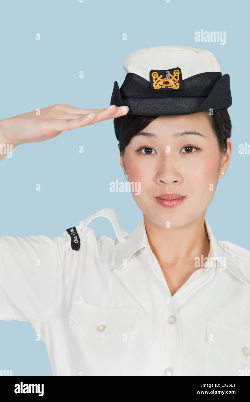 Portrait young female us marine hi-res stock photography and images - Alamy