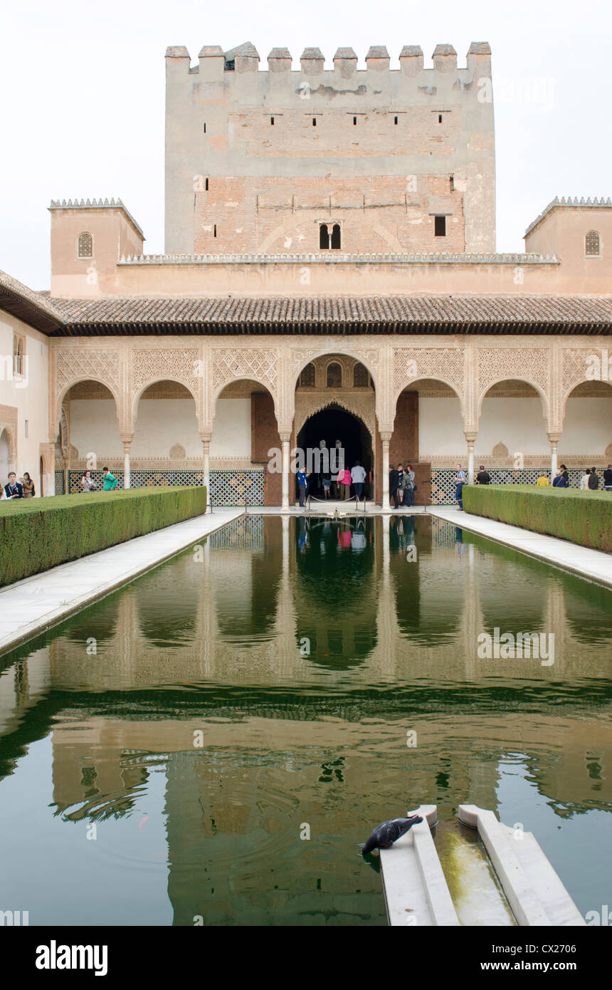 A Pool in the Alhambra Palace Stock Photo - Alamy