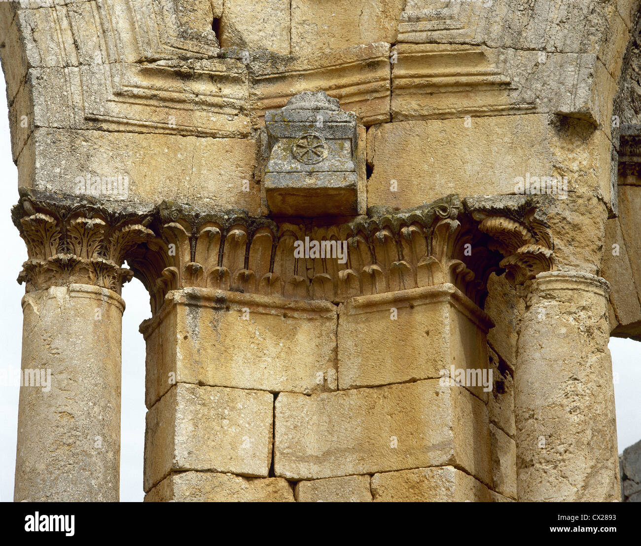 Byzantine Art. Syria. Basilica of St. Simeon (476-491). Around Aleppo ...
