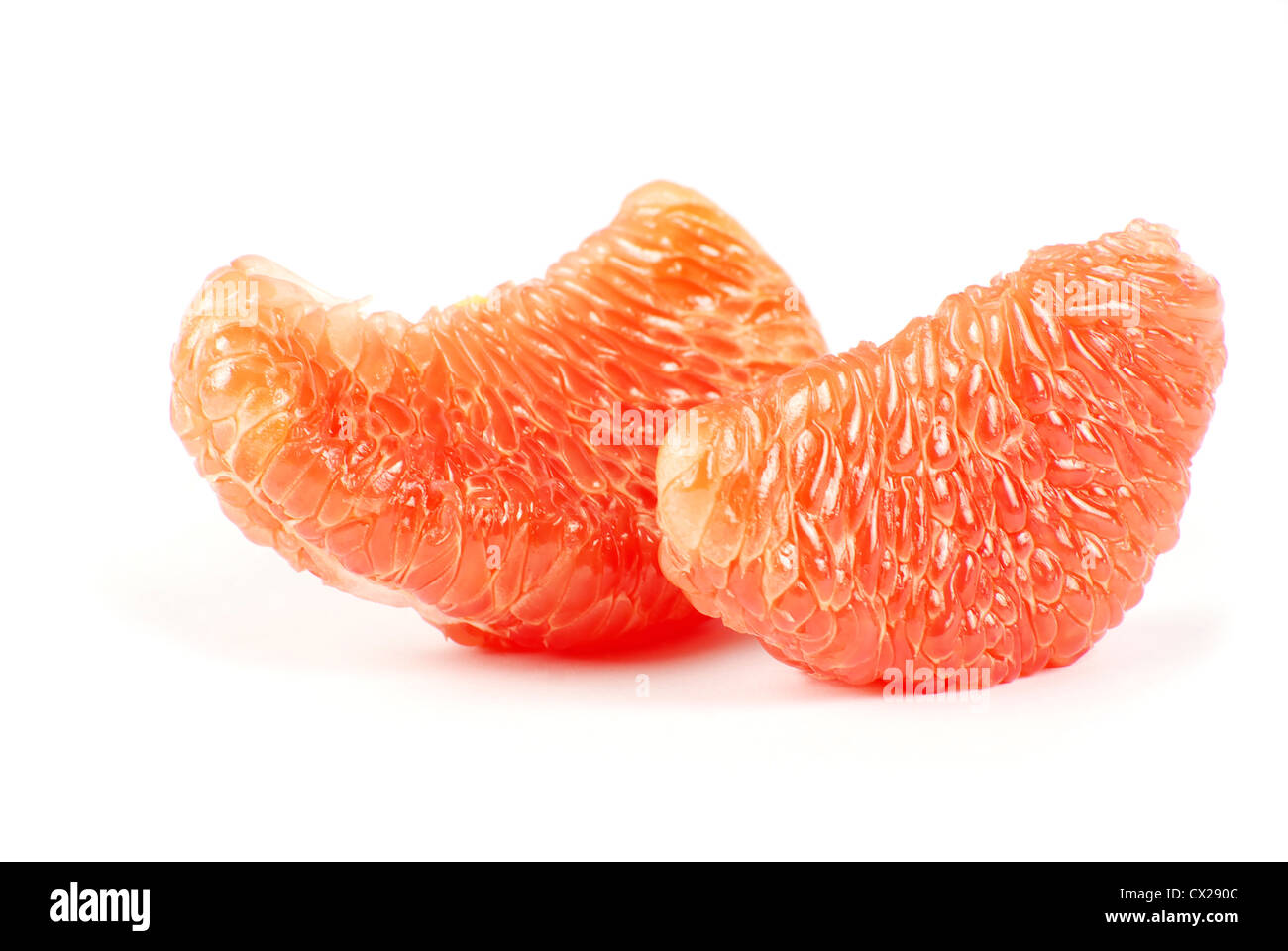 halves grapefruit isolated on a white Stock Photo - Alamy