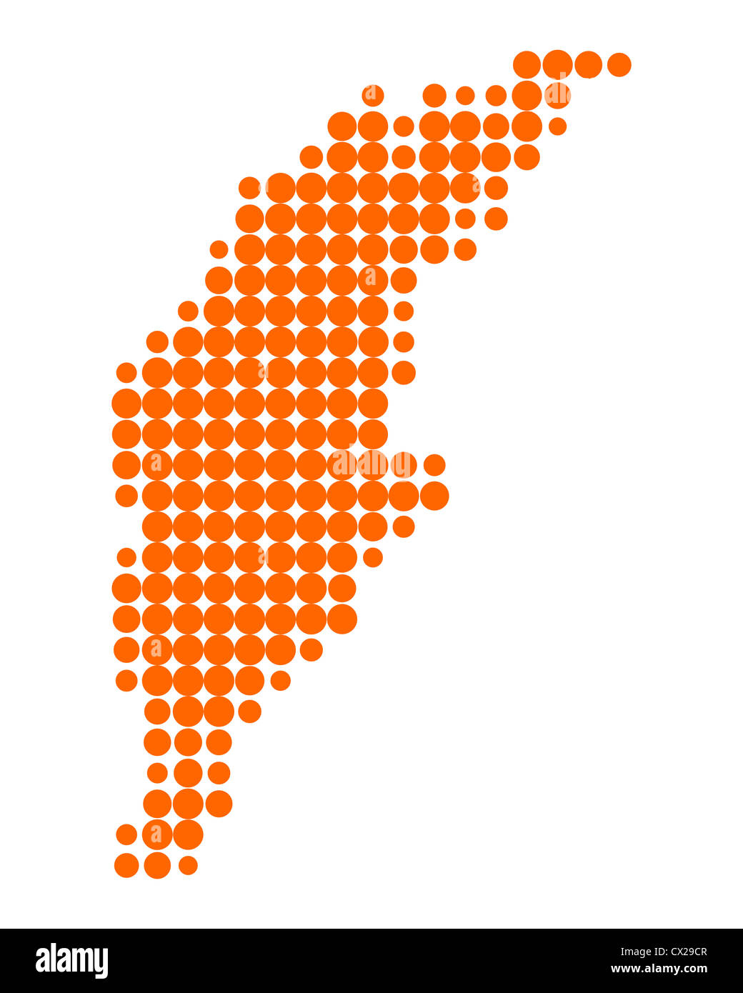 Map of Gotland Stock Photo - Alamy