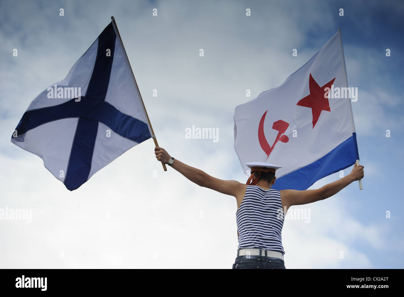 Russian Navy Flags High Resolution Stock Photography and Images - Alamy