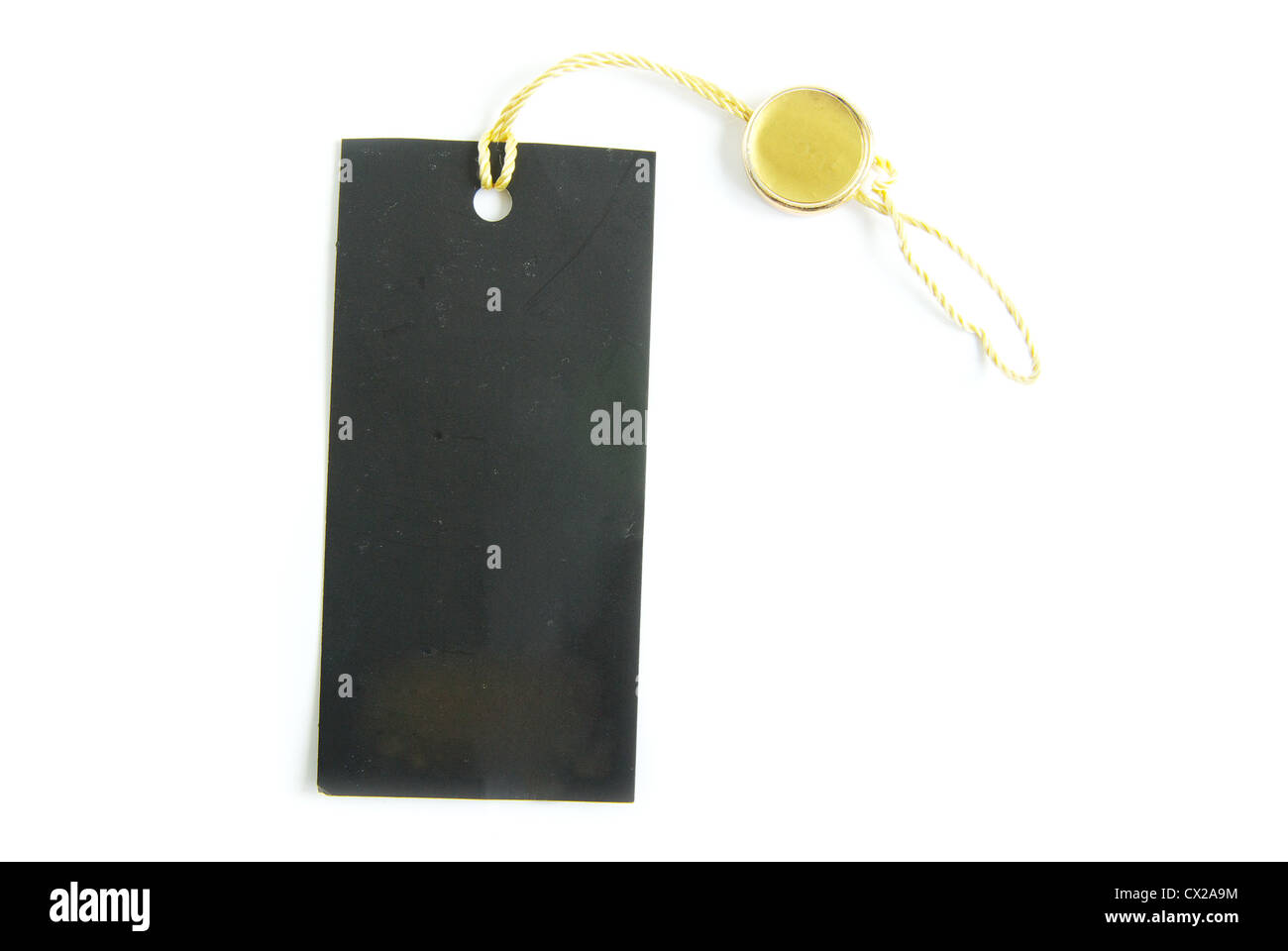 Blank tag isolated on a white backgrounds Stock Photo - Alamy