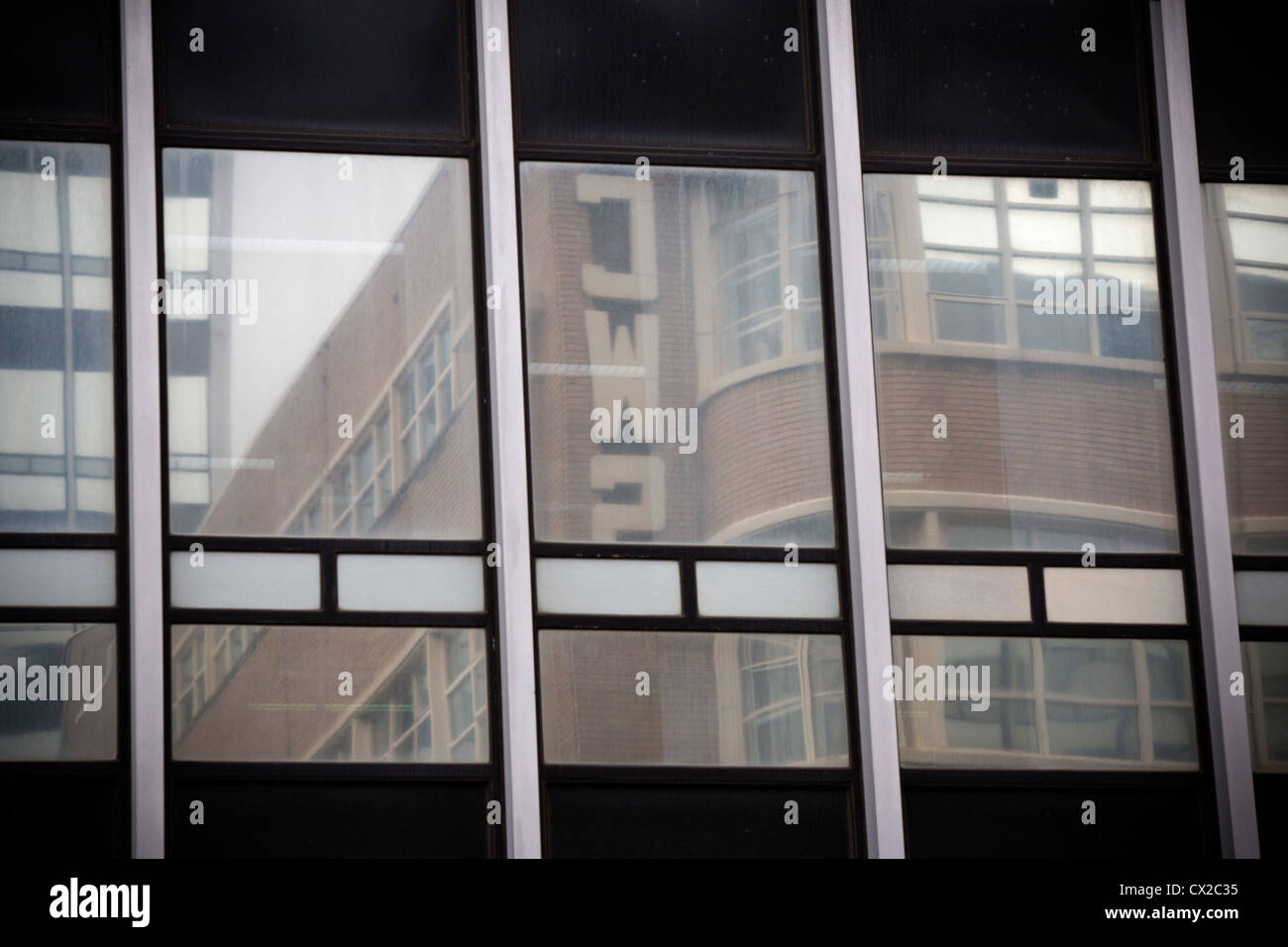 Manchester UK coop CWS reflects in the glass of the CIS Building Stock ...