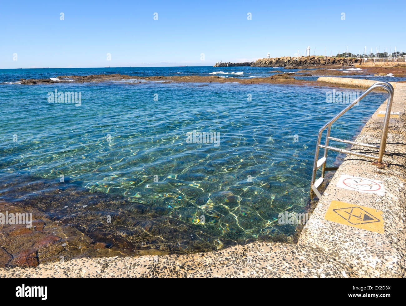 Rock Pool, North Wollongong, New South Wales, NSW, Australia Stock ...