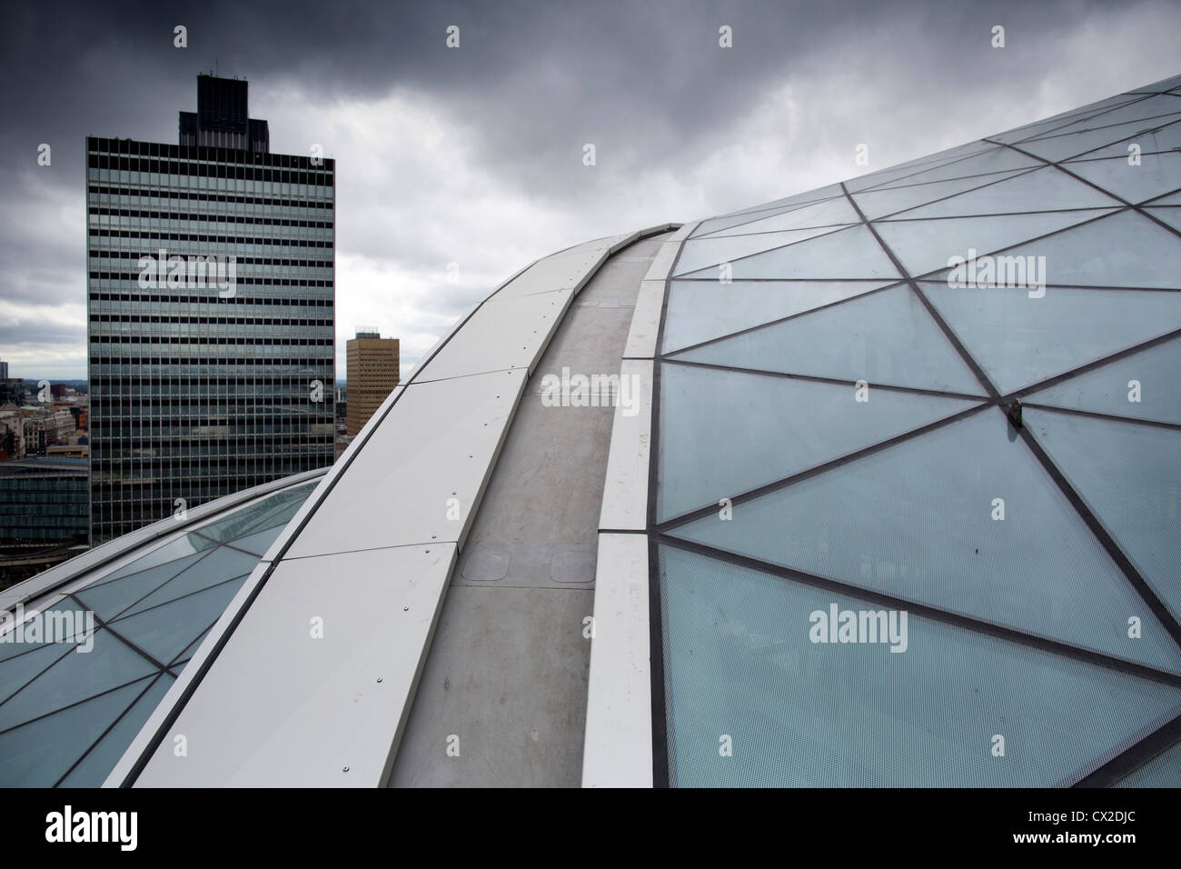 Finishing touches to Coop HQ Noma Manchester, the roof top with the ...