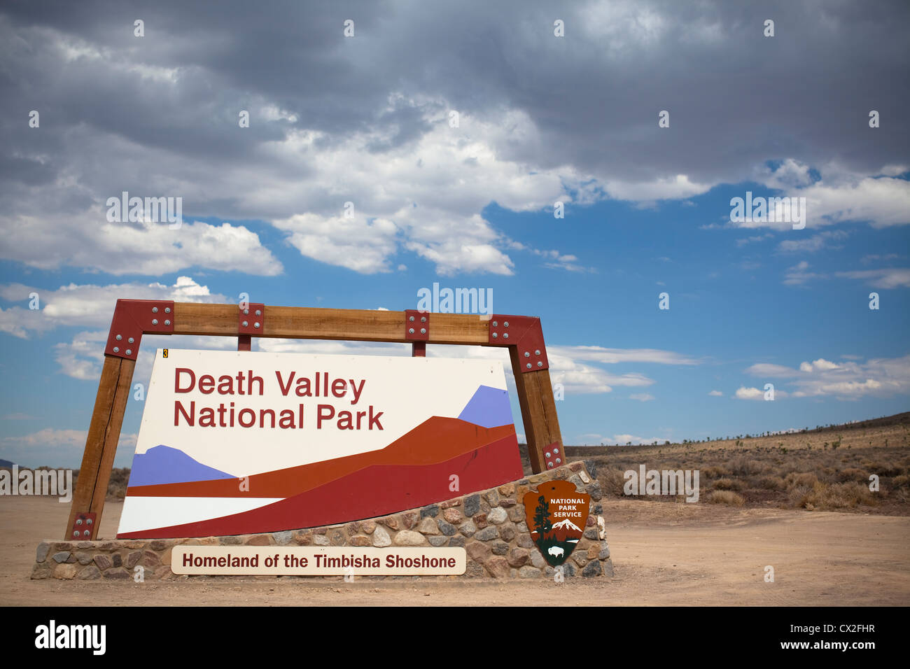 Death valley national park sign hi-res stock photography and images - Alamy