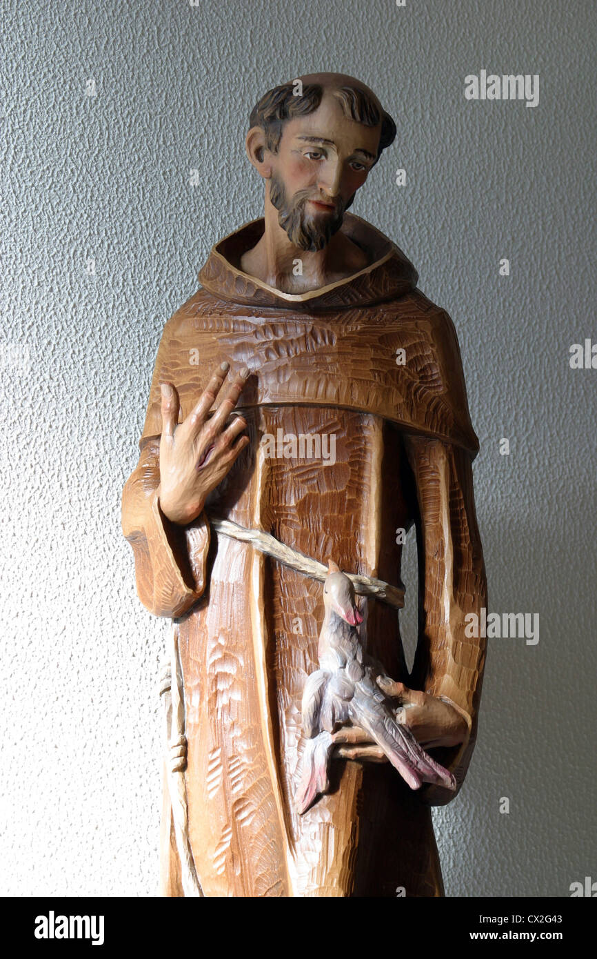 St Francis The Patron Saint Of Animals High Resolution Stock ...
