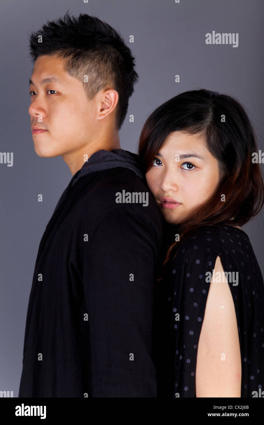 Pretty chinese couple hi-res stock photography and images - Alamy