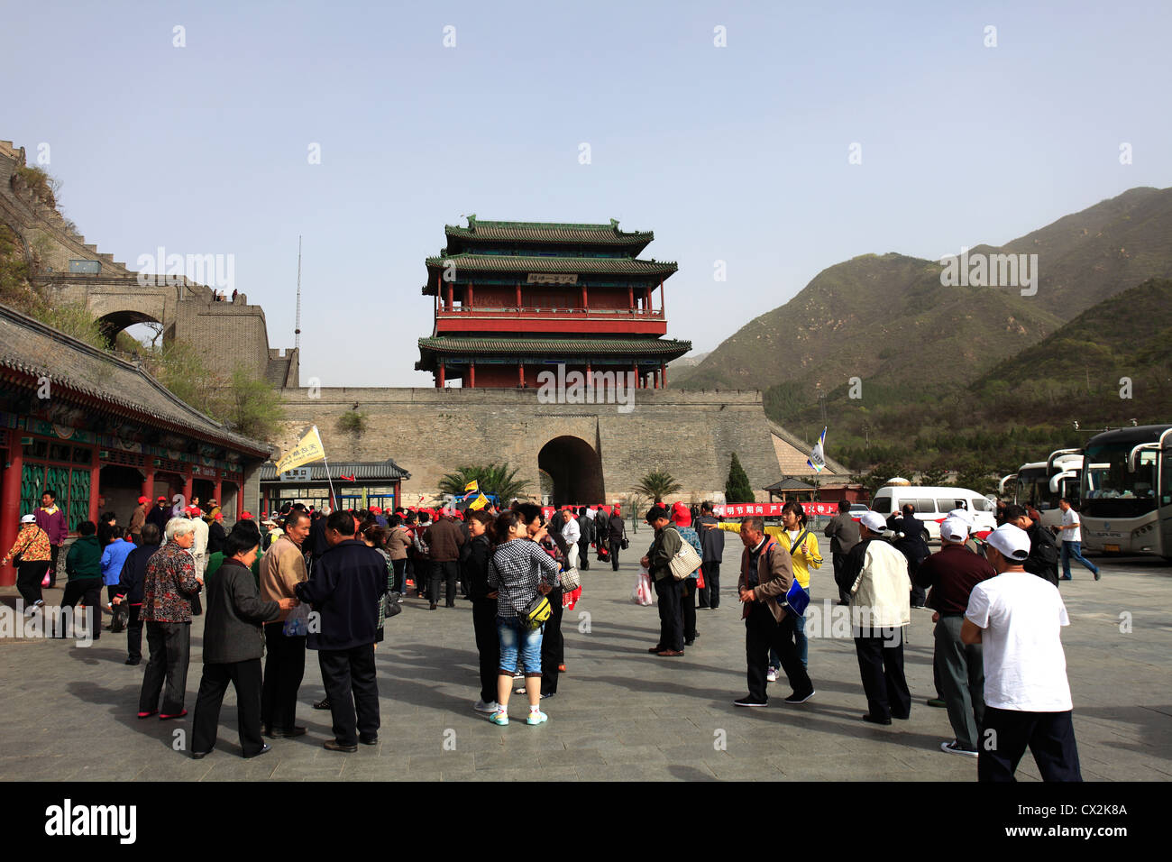 Entrance to great wall of china hi-res stock photography and images - Alamy