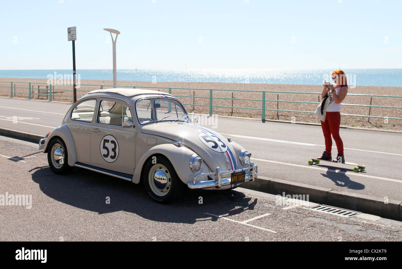 Vw bug girl hi-res stock photography and images - Alamy