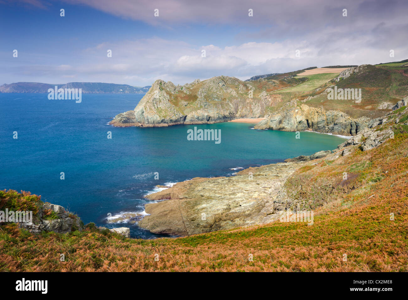 Looking towards Elender Cove and Gammon Head from the South West Coast ...