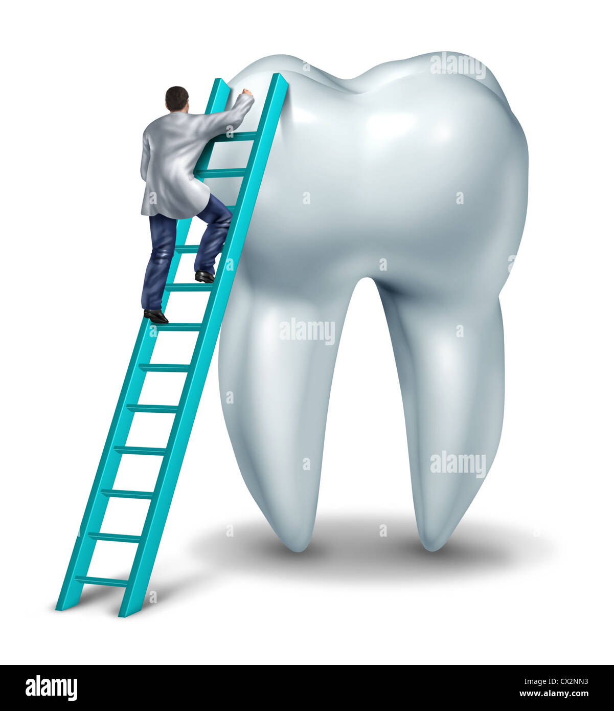 Dentist Health care and dental checkup medical concept with a doctor in ...