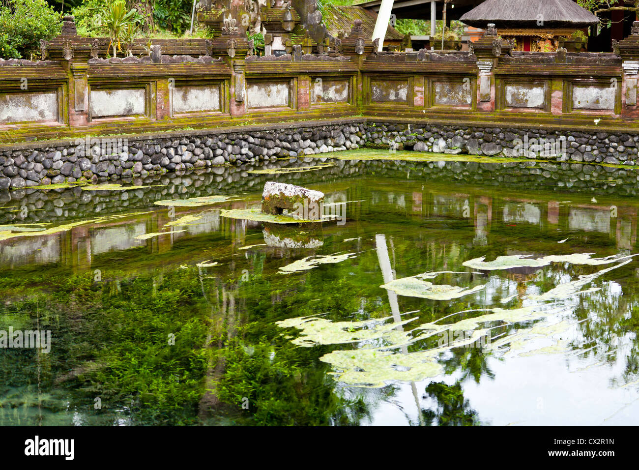 Water Basin in the Temple Tirtha Emphul on Bali Stock Photo - Alamy