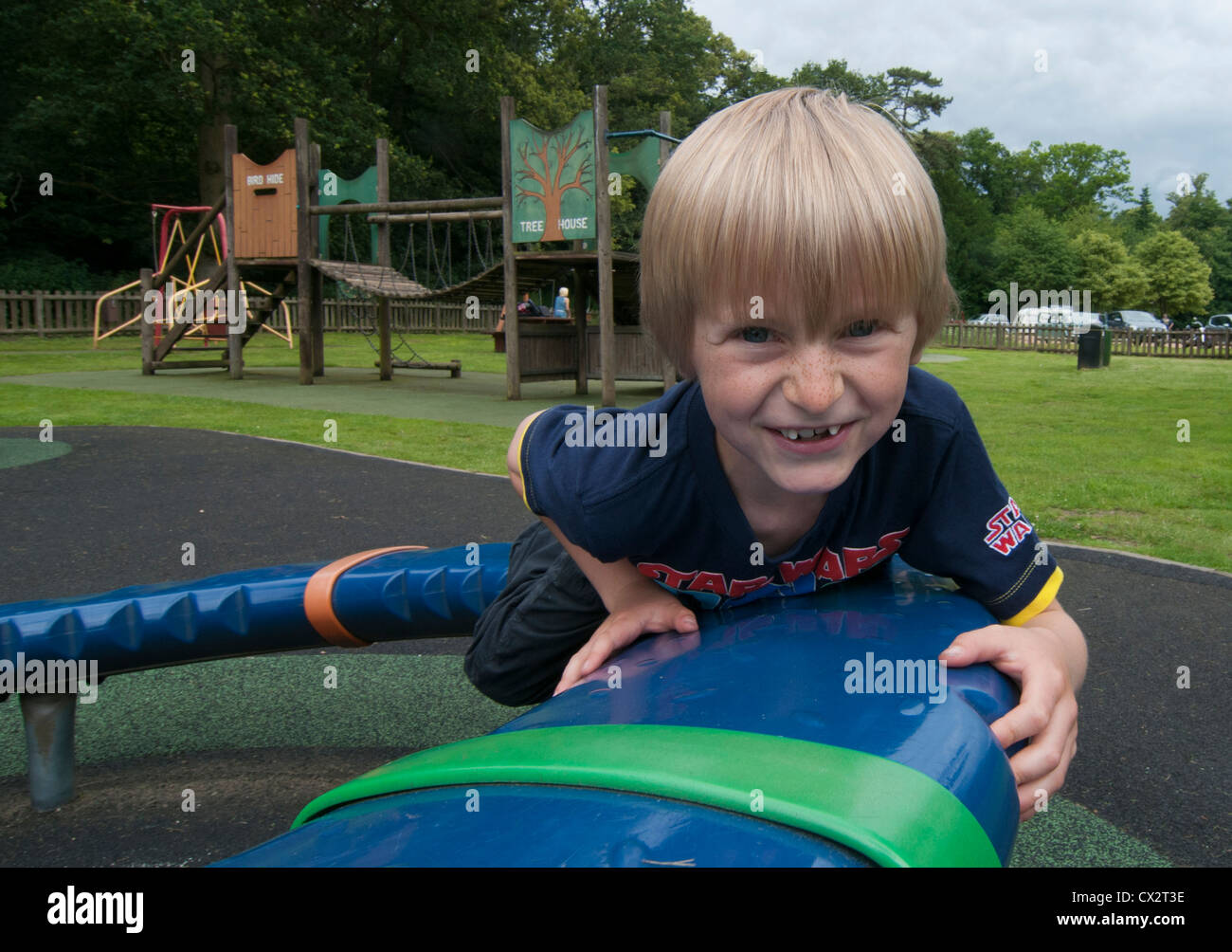 Boy playing in play area Stock Photo - Alamy Boy playing in play area Stock Photo - Alamy