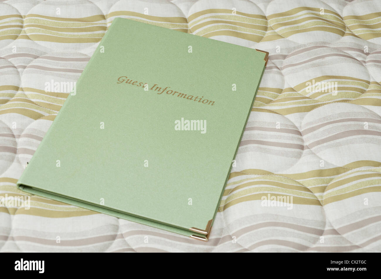 Hotel guest information file Stock Photo - Alamy