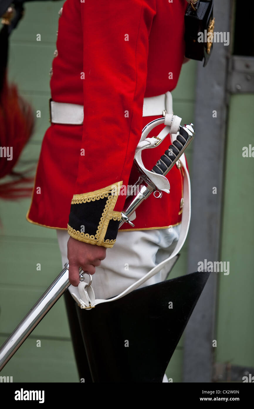 Ceremonial uniform of the household cavalry hi-res stock photography ...