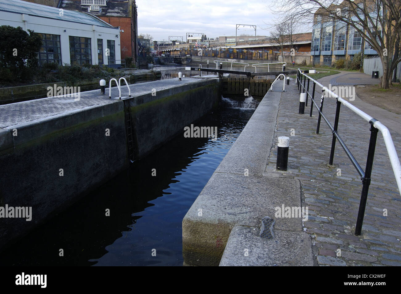 Canal at Camden Lock in London, England Stock Photo - Alamy