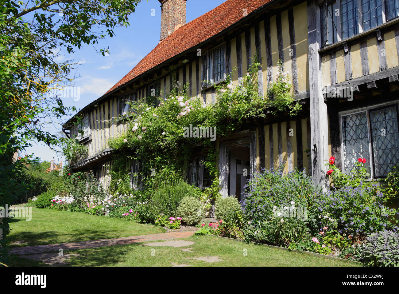 Medieval half timbered house Kent England UK GB Stock Photo - Alamy