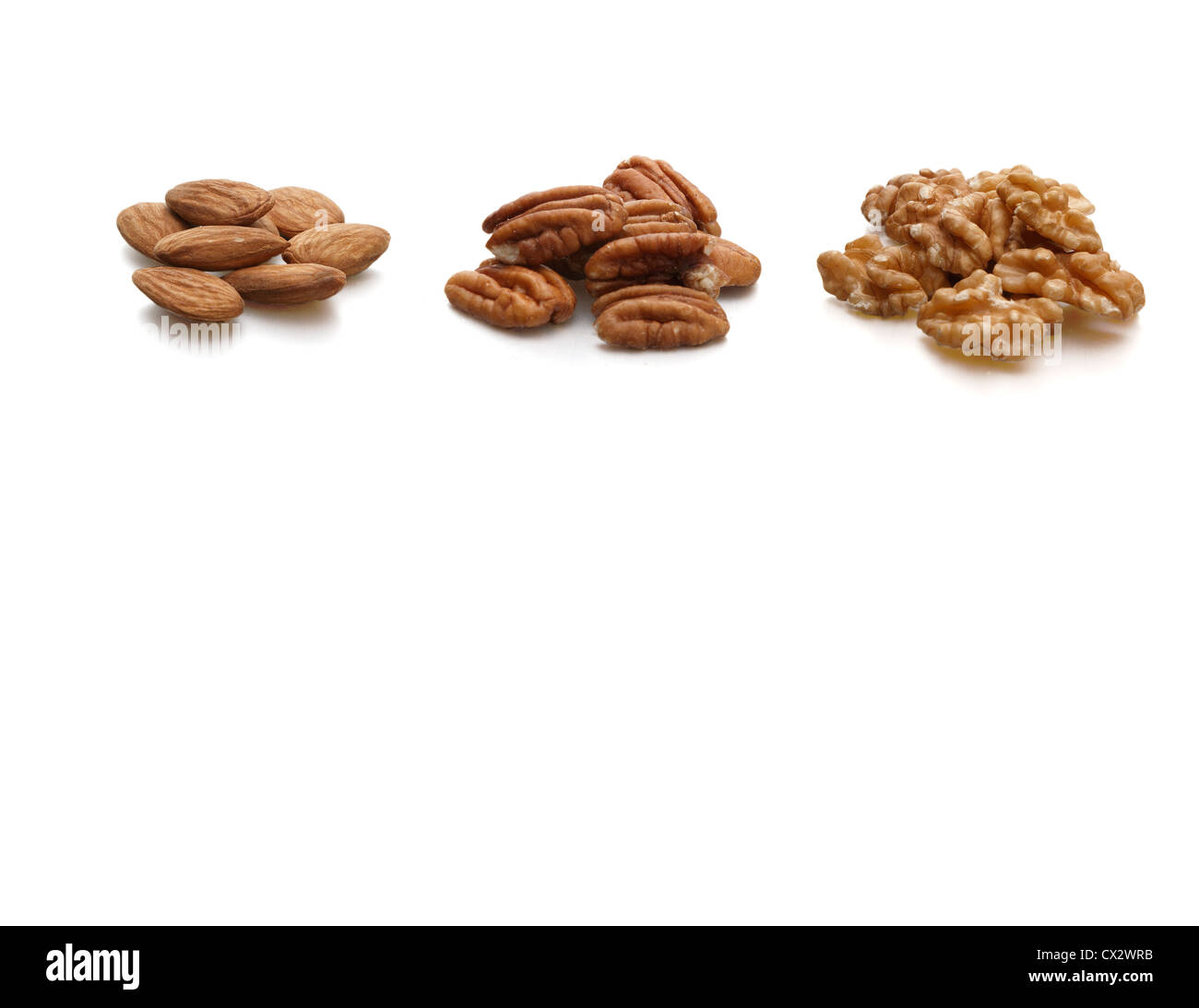 Walnut nuts Cut Out Stock Images & Pictures - Alamy