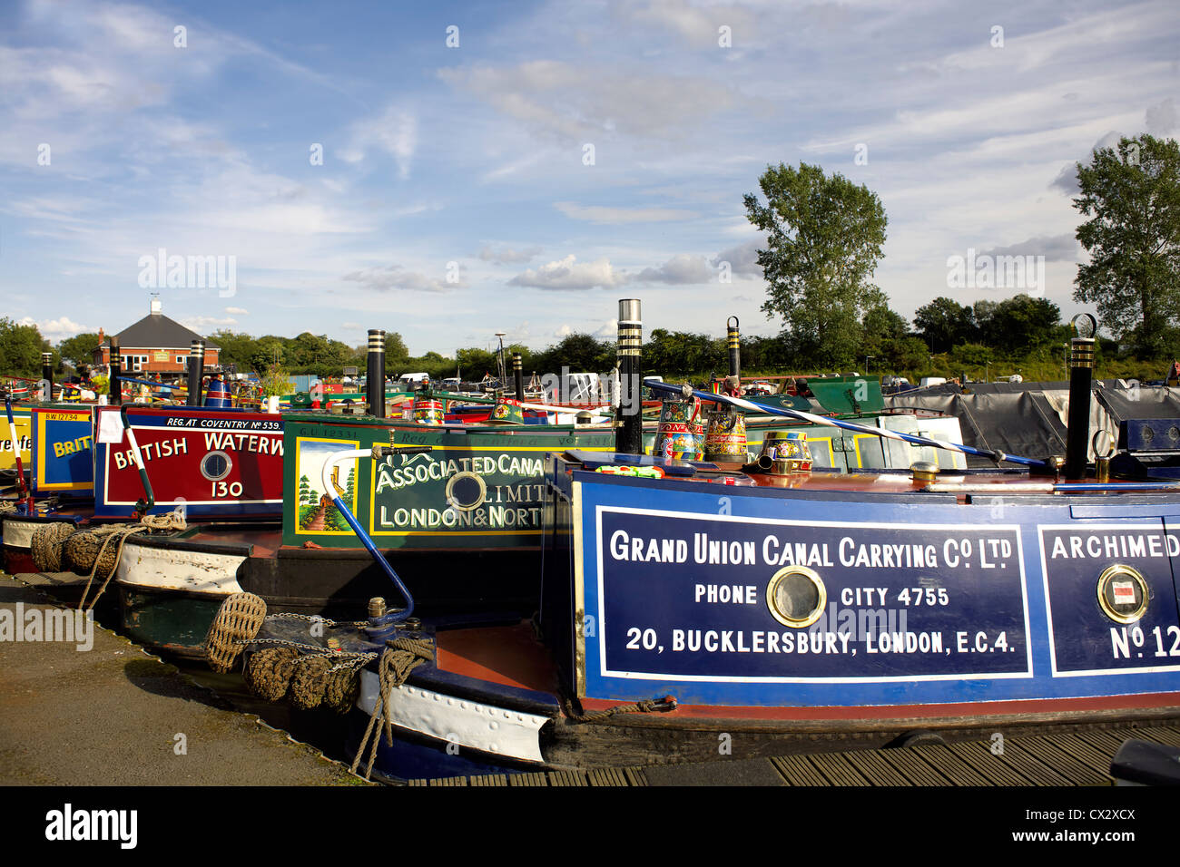 Alvecote Marina, Coventry Canal, near Tamworth, Staffordshire, England ...