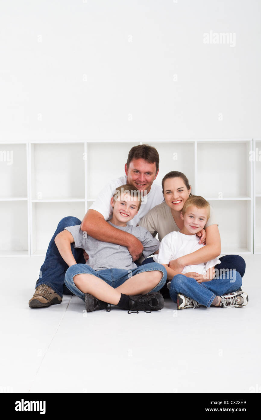 happy family portrait together Stock Photo - Alamy
