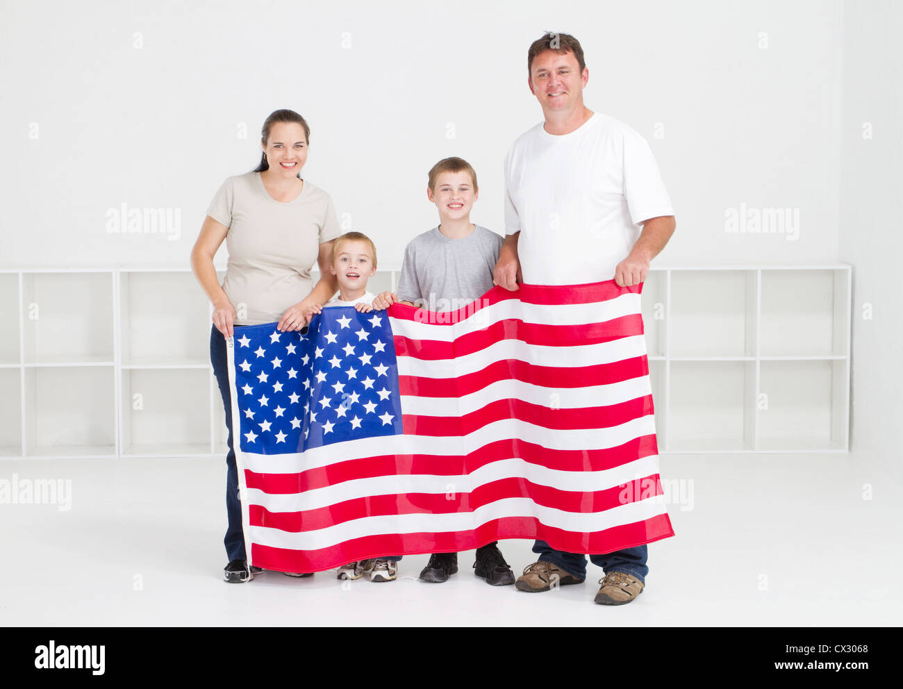 happy American family Stock Photo - Alamy
