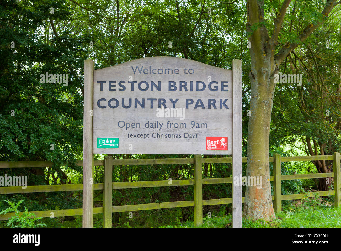 Teston Bridge Country Park Stock Photo - Alamy