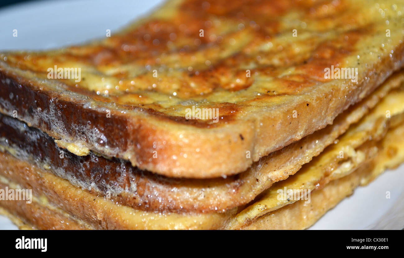 homemade french toast / eggy bread Stock Photo - Alamy