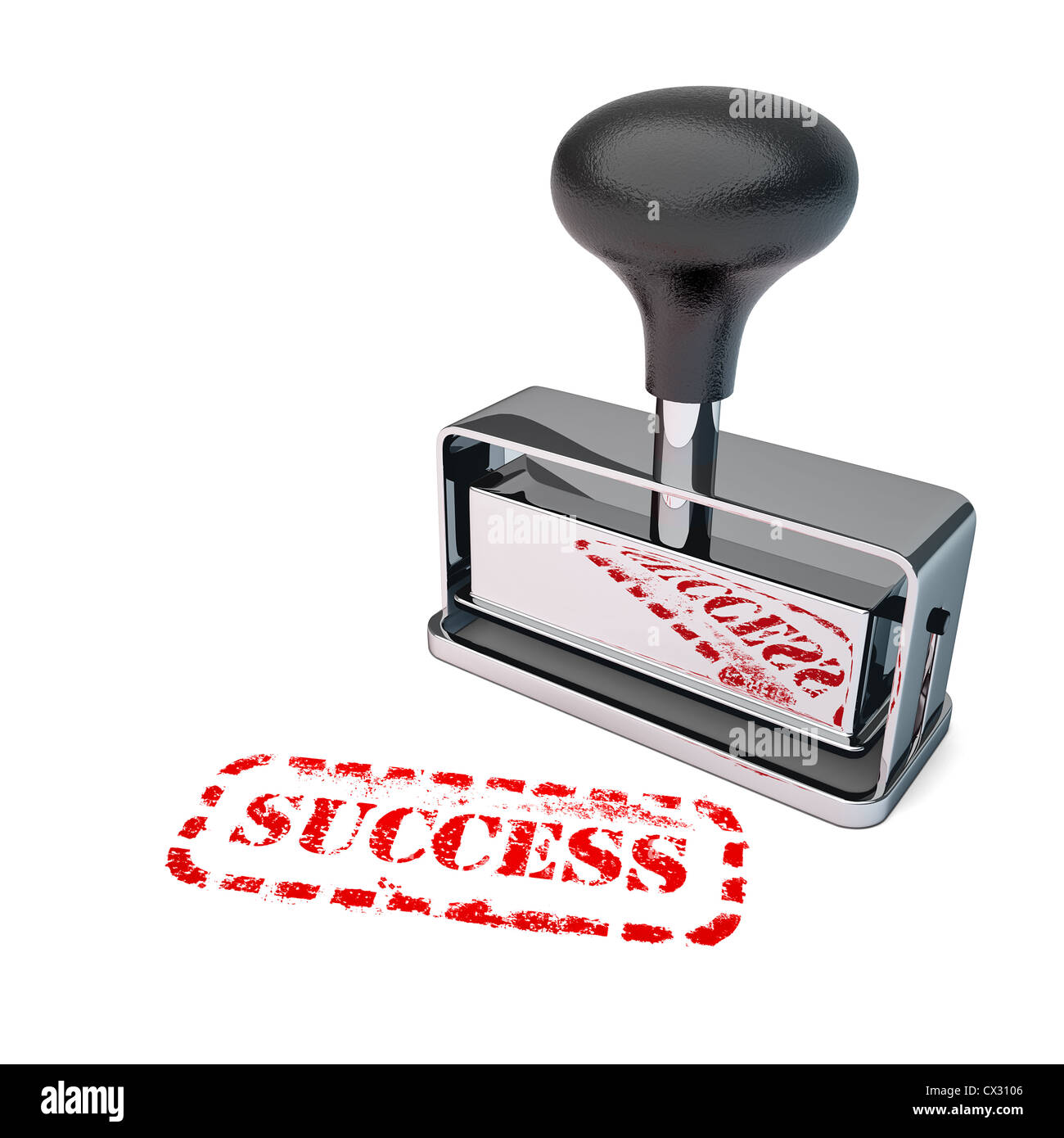 High detail success stamp over white background Stock Photo - Alamy