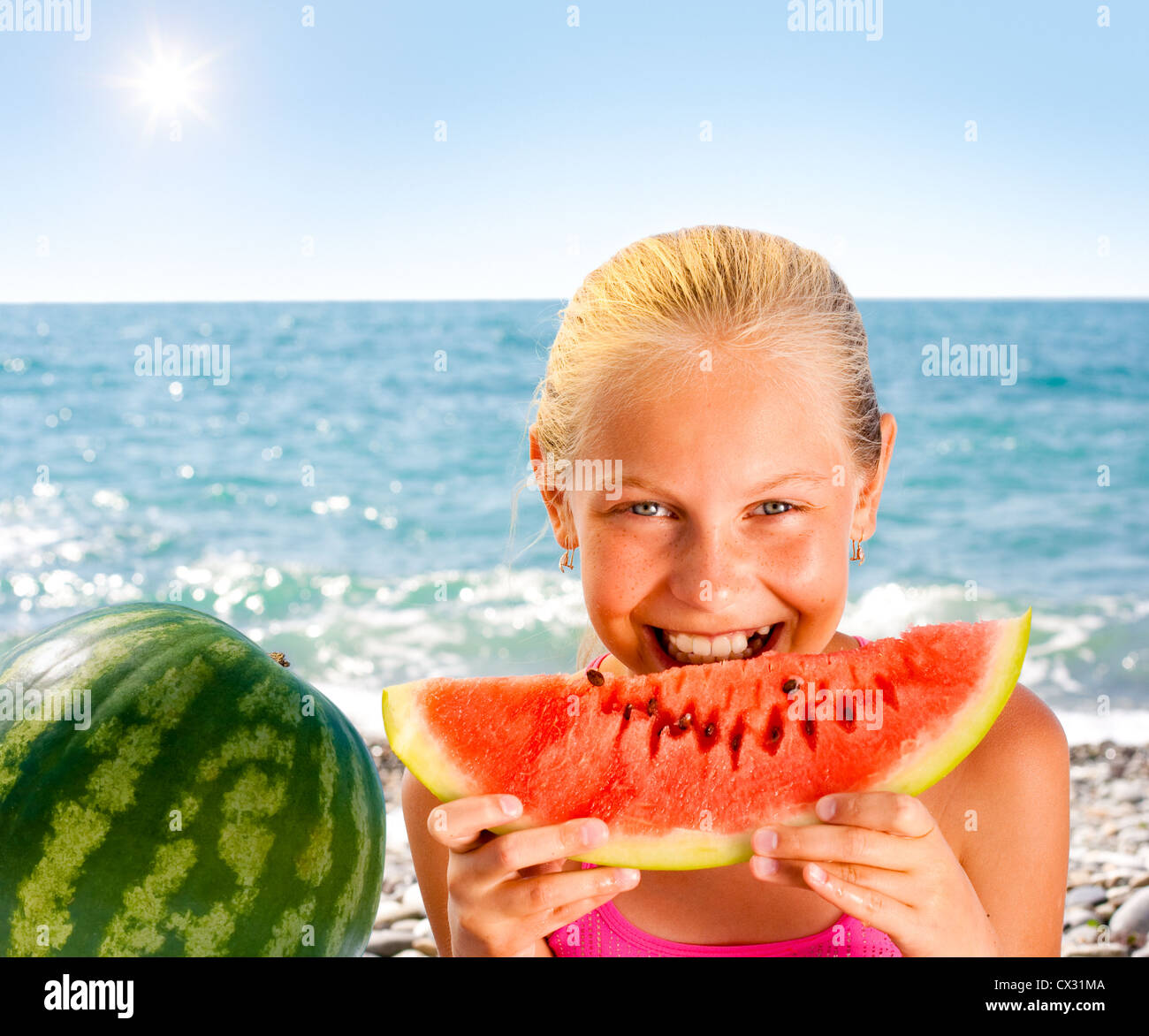 Watermelon Teeth High Resolution Stock Photography and Images - Alamy