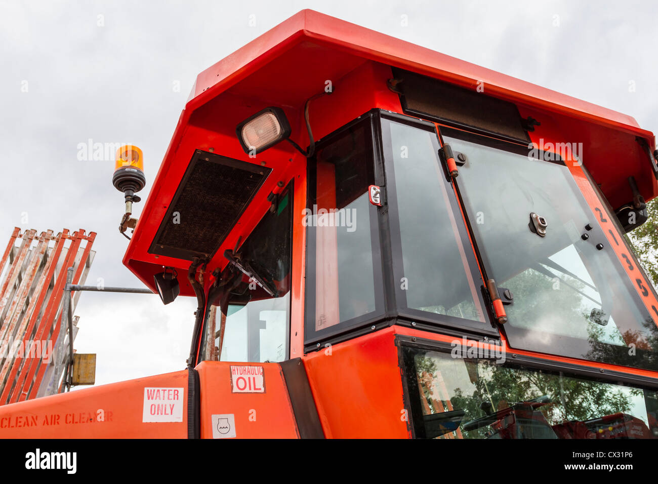 Backhoe cabin hi-res stock photography and images - Alamy