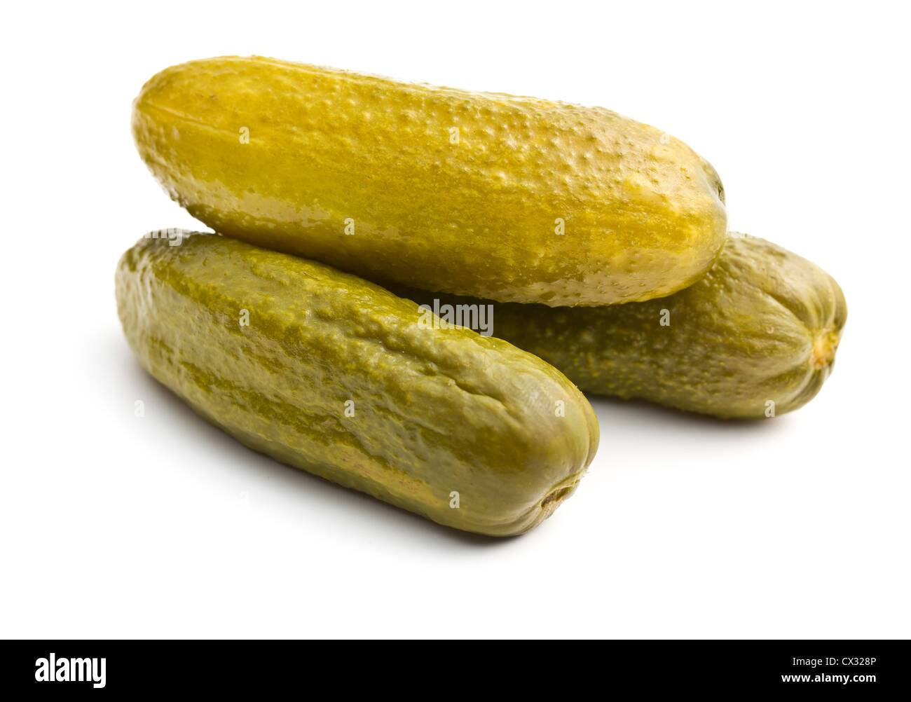 Gherkin pickled cucumbers Cut Out Stock Images & Pictures - Alamy