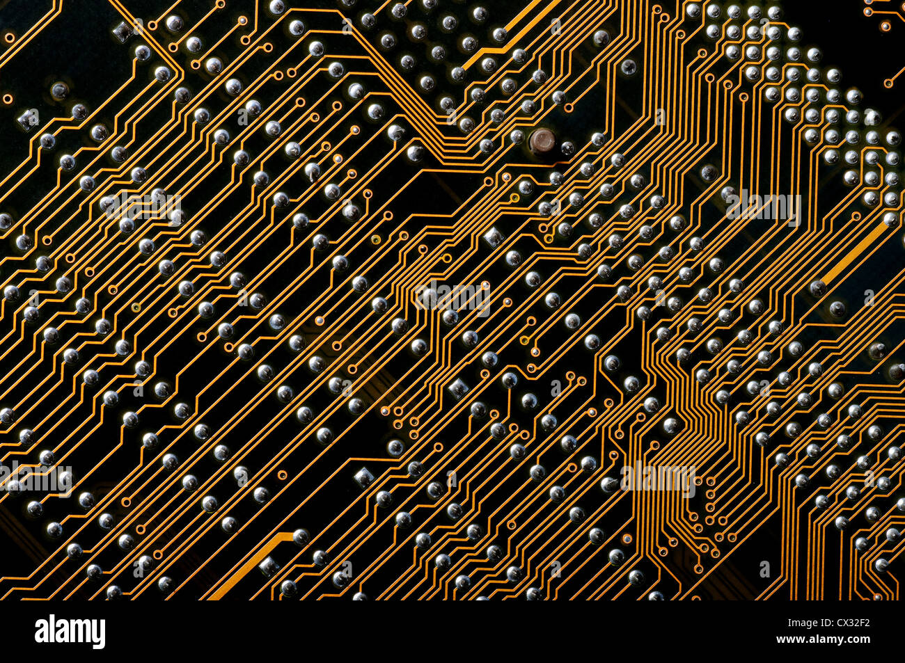 Dark digital circuit board background (pc motherboard Stock Photo - Alamy