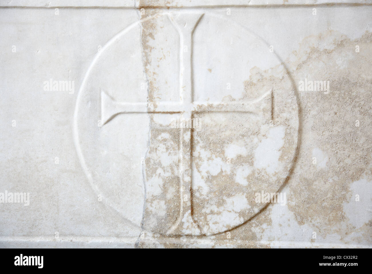 Christian cross marble stone hi-res stock photography and images - Alamy