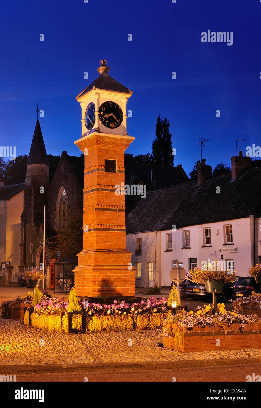 Usk clock tower hi-res stock photography and images - Alamy