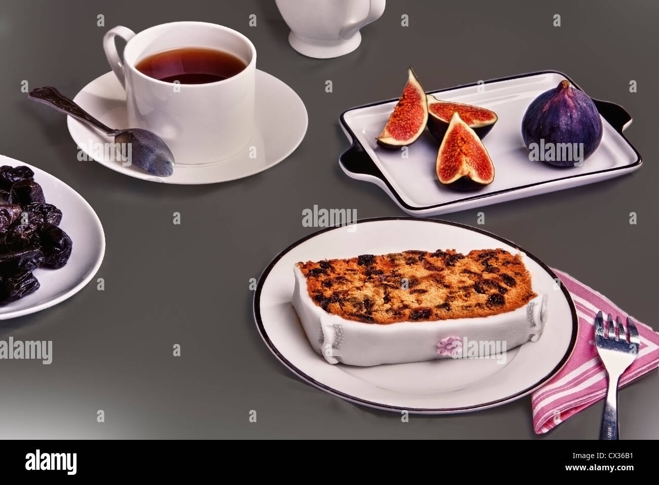 fig cake studio background Stock Photo - Alamy