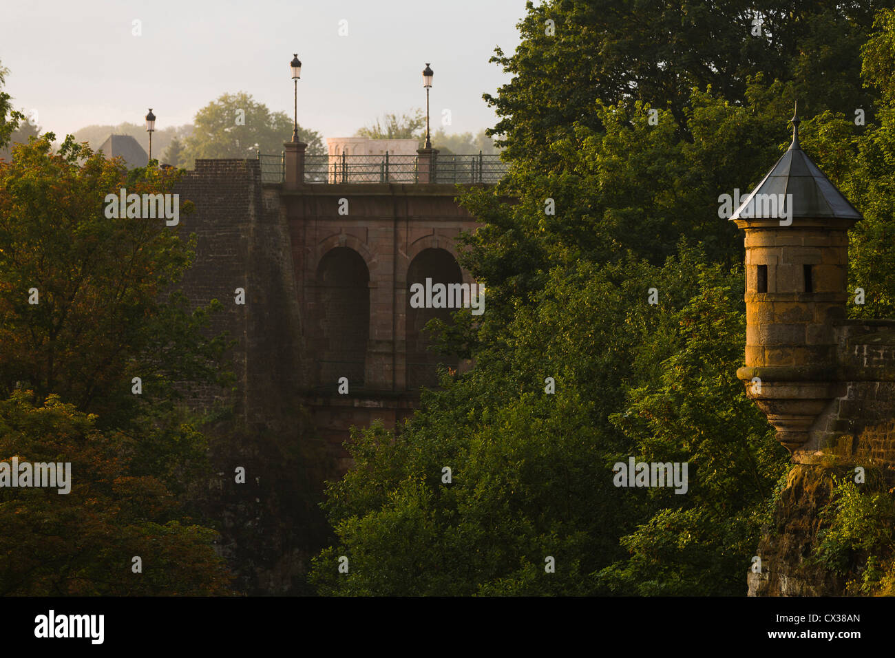 Luxembourg city spanish tower hi-res stock photography and images - Alamy