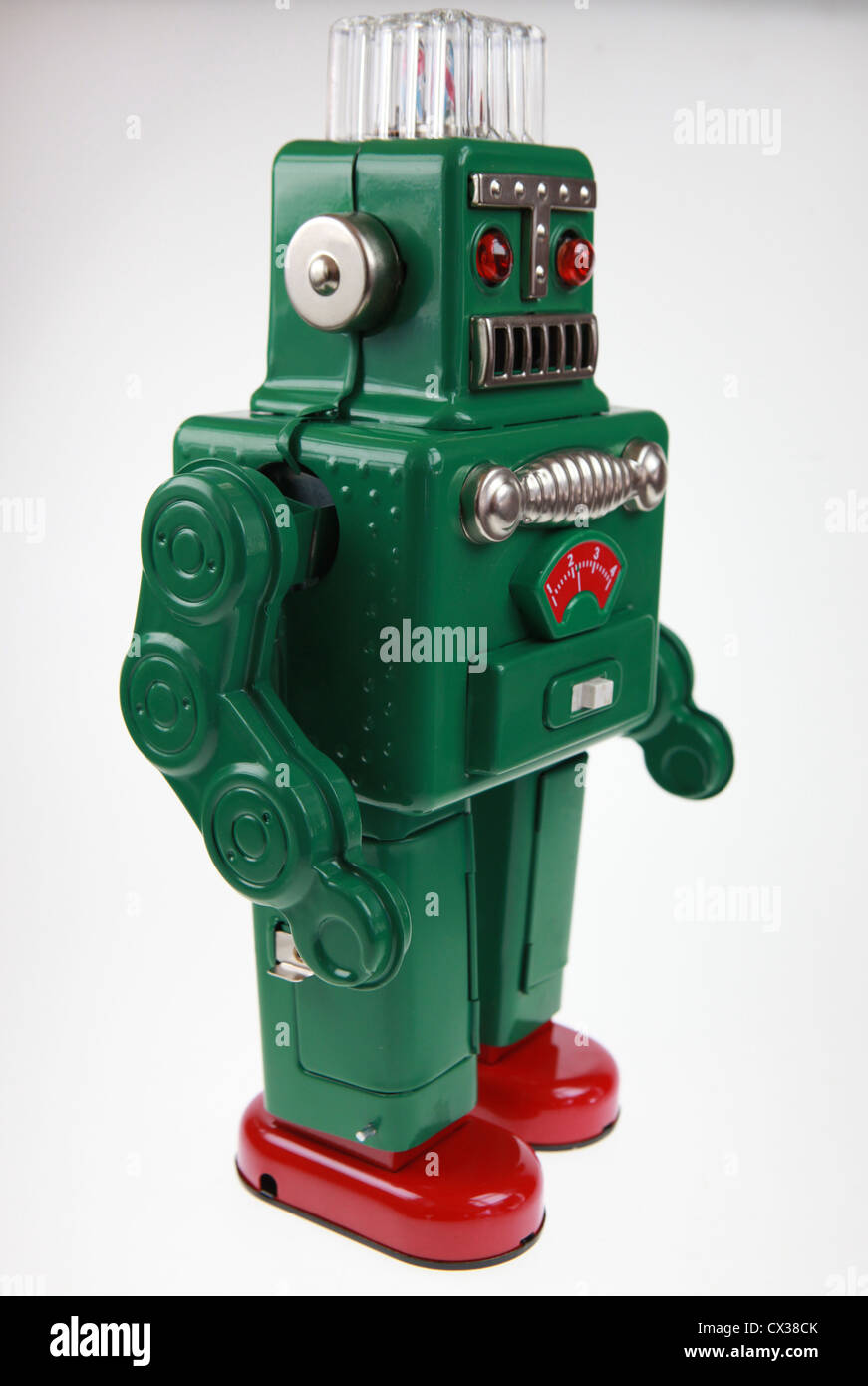 Tin Toy Robot Stock Photo - Alamy